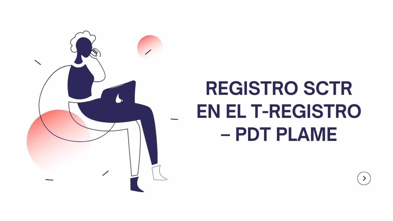 Registro SCTR en el T-Registro – PDT PLAME - Noticiero Contable