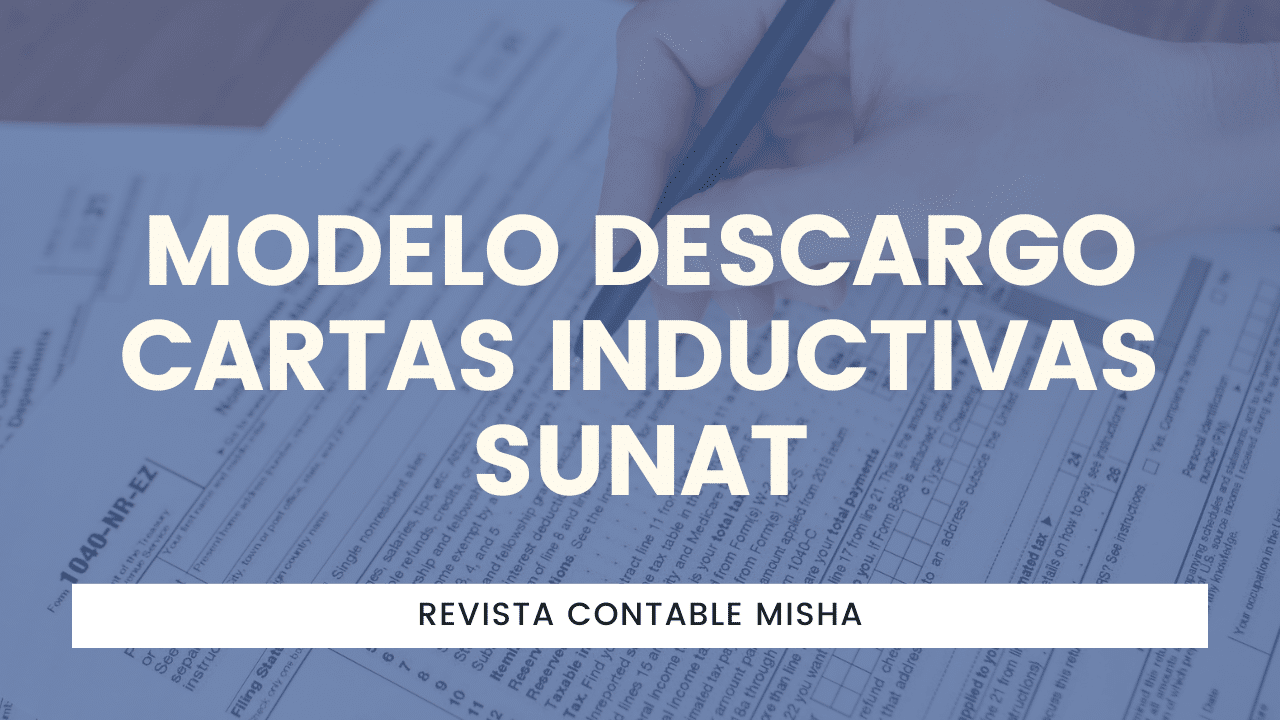 Modelo DESCARGO CARTAS INDUCTIVAS SUNAT